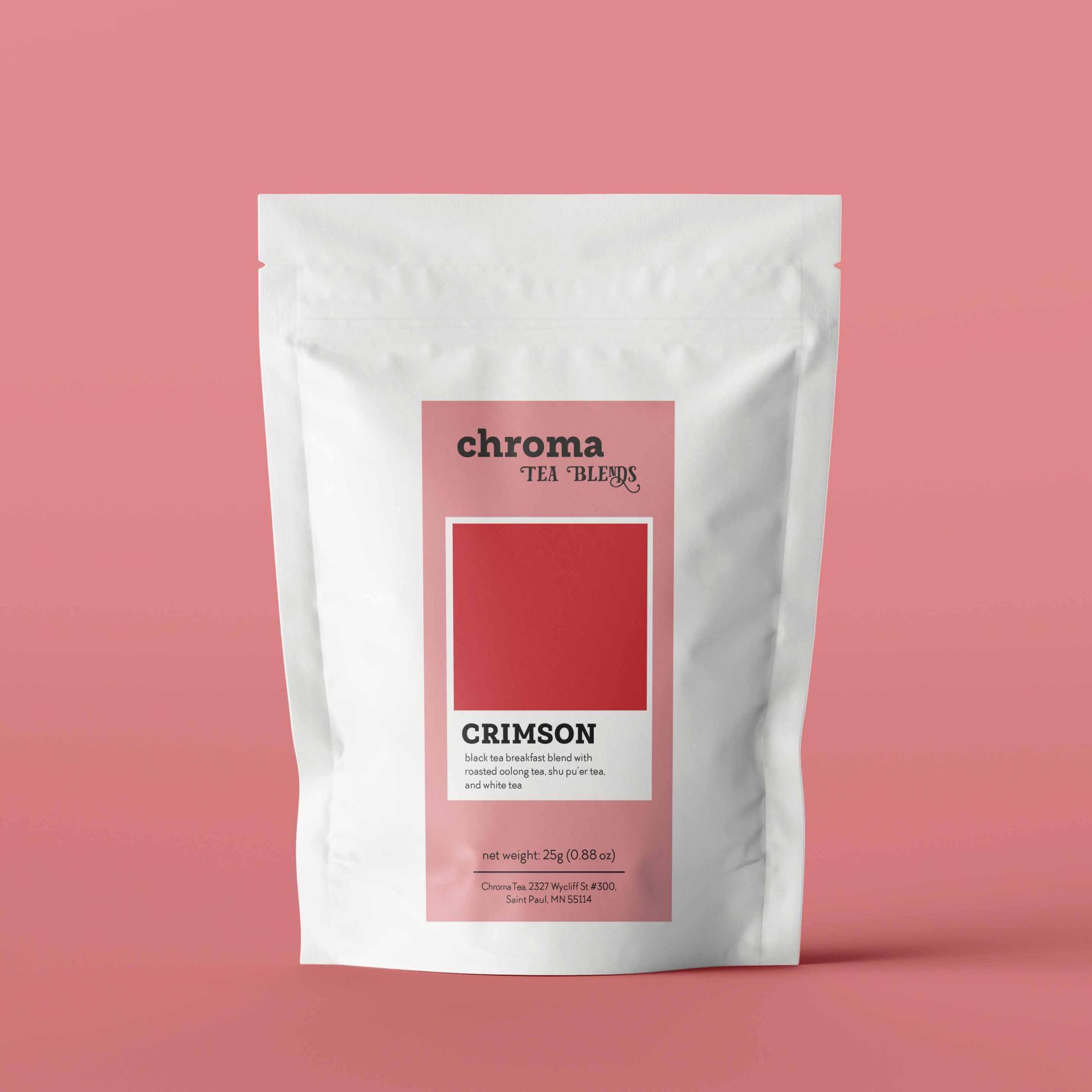 CRIMSON breakfast tea blend by CHROMA Tea Blends
