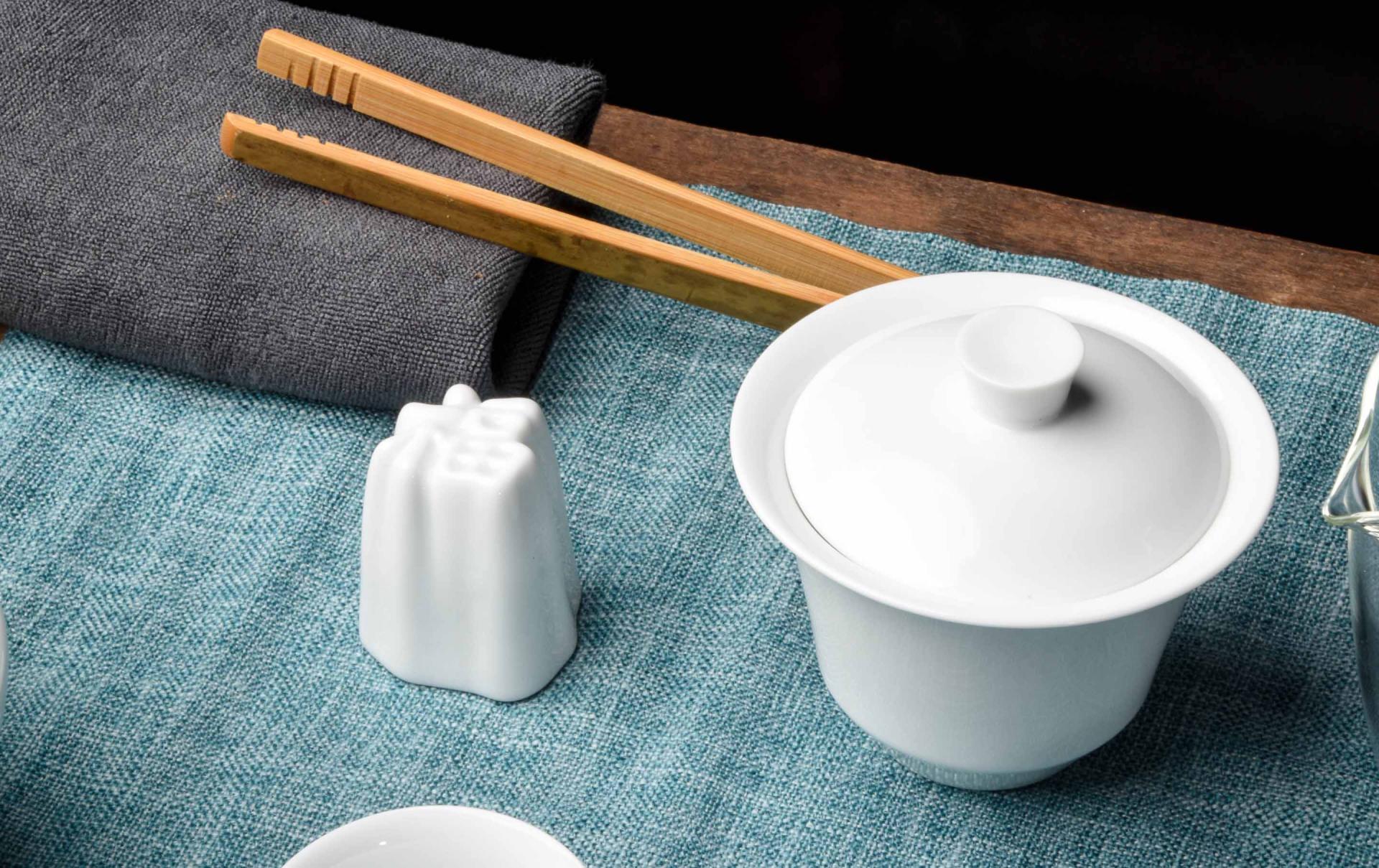 Fully Furnished Complete Modern Gongfu Gawain Tea Set with Travel Case