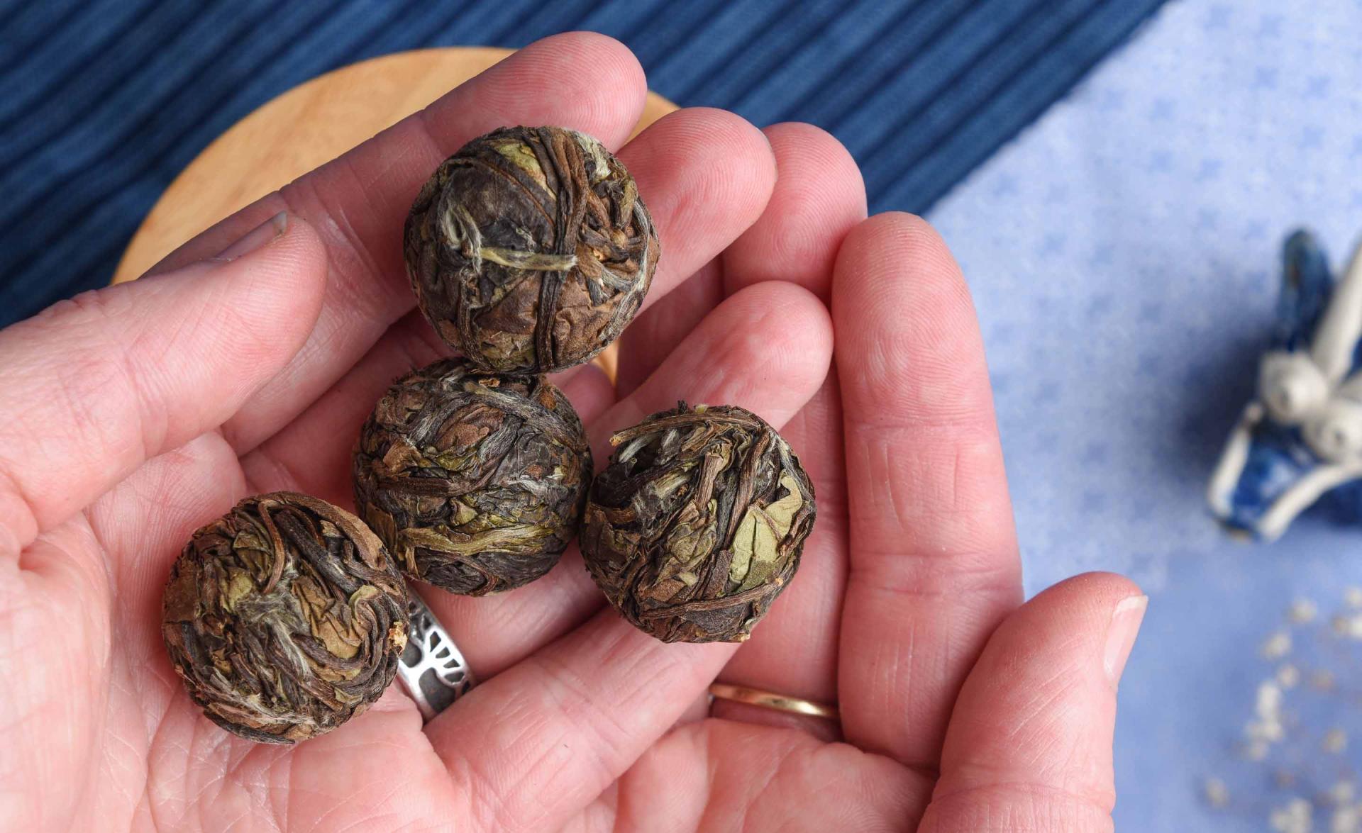 2025 Shou Mei White Tea Dragon Pearls from the Wu Family