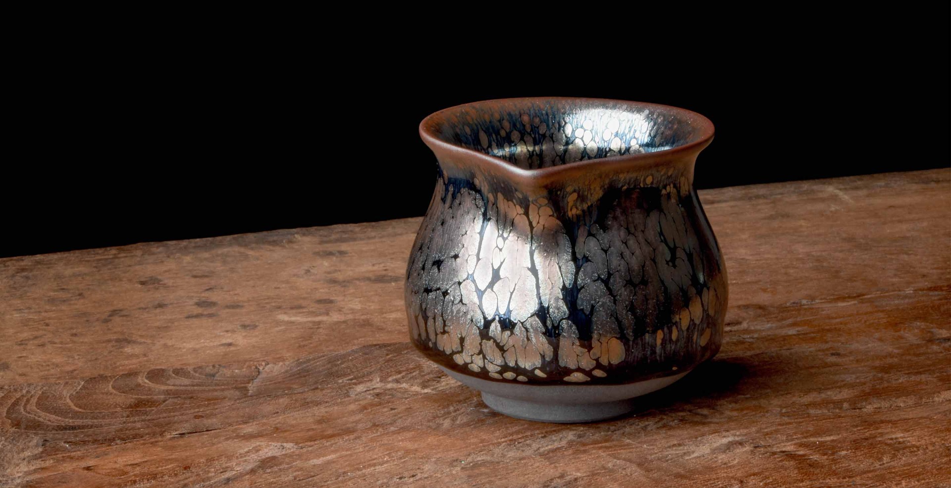 Oil Spot Jian Zhan Gongfu Tea Pitcher by artist Lin Xi